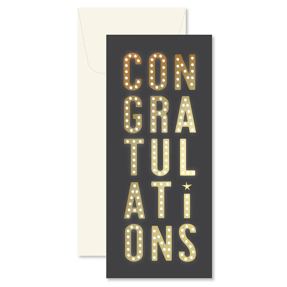Congrats Marquee Greeting Card